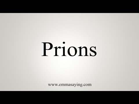 How To Say Prions