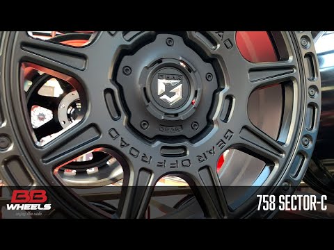 Gear Off Road 758Sb Wheels Rims 18x8 5x100 5x114.3 Satin Black 35mm ...