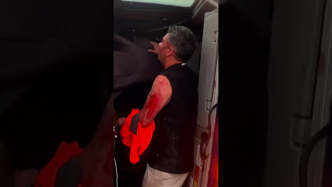 Storm chasers rescue trucker rolled by a #tornado near Hawk Springs, Wyoming!