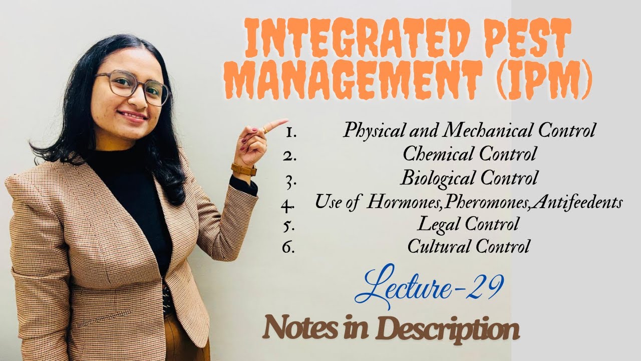 Integrated Pest Management | IPM | Notes pdf link in description | Zoology