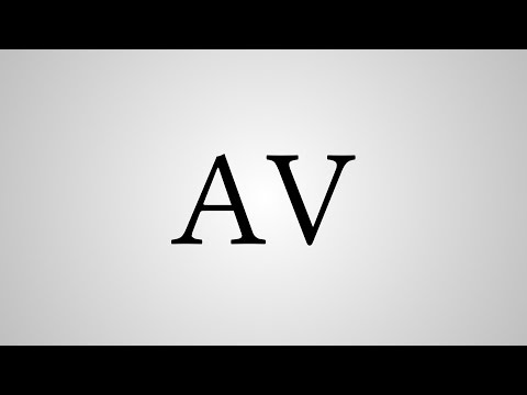 What Does "AV" Stand For?