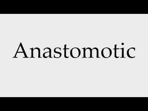 How to Pronounce Anastomotic