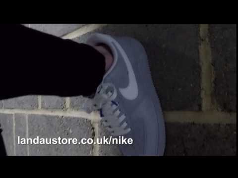 Nike Shoes Mens Air Force 1 07 LV8 Wolf Grey White Dark Grey