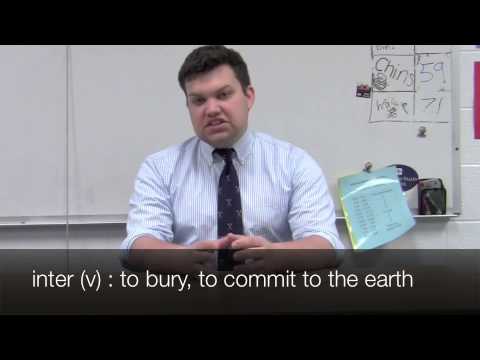 Mr. Benedict's Vocab Video! (English 8, Unit 7)