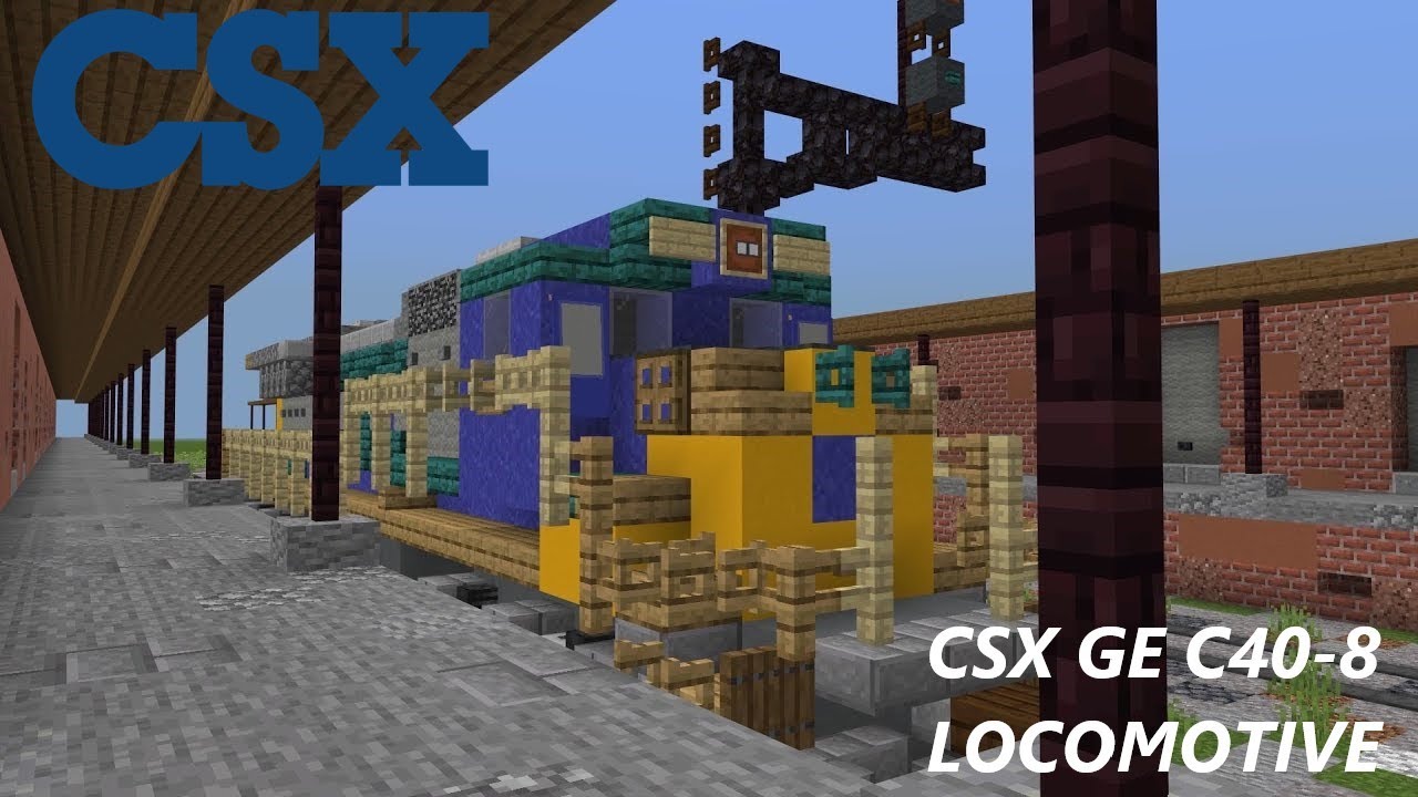 *Outdated* Minecraft Train Tutorial: CSX GE C40-8