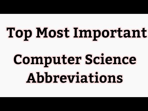 Computer science Abbreviations | Full Forms #abbreviations #fullforms