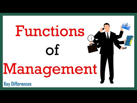 What are the Functions of Management? Meaning and Description