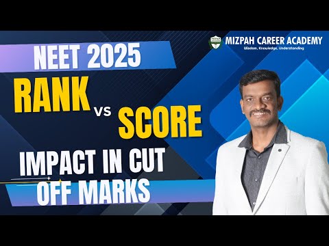 NEET Score vs Rank - Impact in Cut Off Marks - NEET 2025 Result Analysis - Top Scores in Tamil Nadu