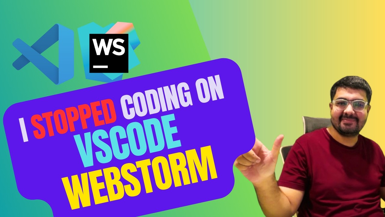 I Stopped using Vscode Webstorm | Best Decision of My Life