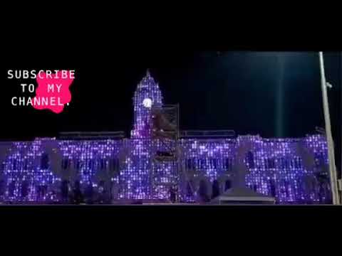 The Ripon Building at night headquarters of the Greater Chennai Corporation in Chennai Tamil Nadu