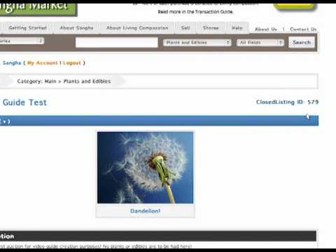 How to Buy on Sangha Market: A Tutorial