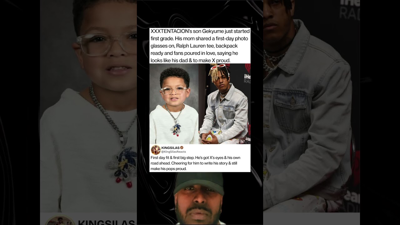 XXXTENTACION's son Gekyume just started first grade. His mom shared a first-day photo glasses on
