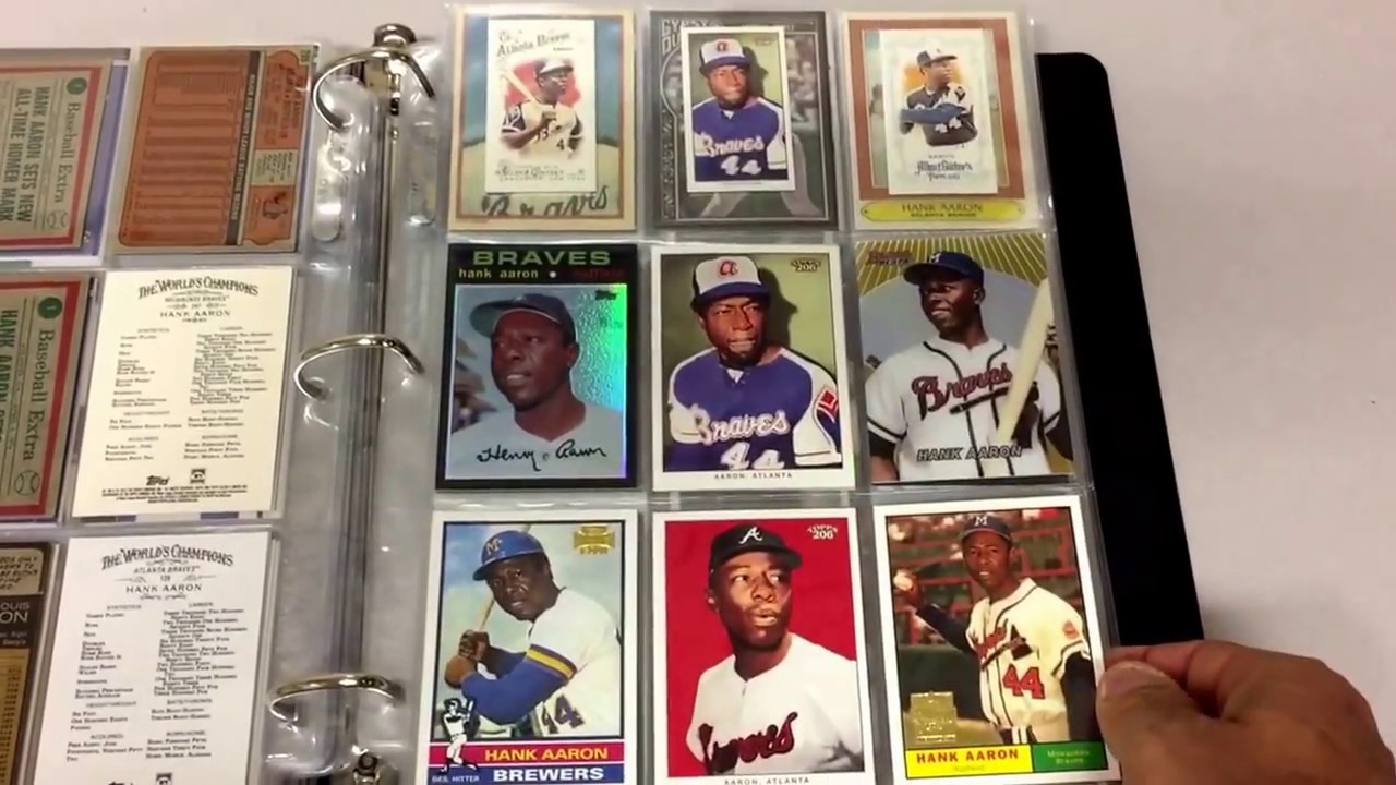 Baseball card binder building tips...
