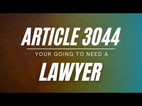 What is an Article 3044? Can I still win my case and get custody of my child?