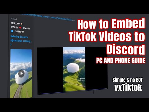 How to Embed Tiktok to Discord 2023 | No Bot | vxTiktok