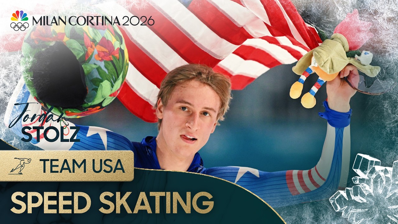 USA's Jordan Stolz SMASHES 1000m Olympic record in debut | Winter Olympics 2026 | NBC Sports