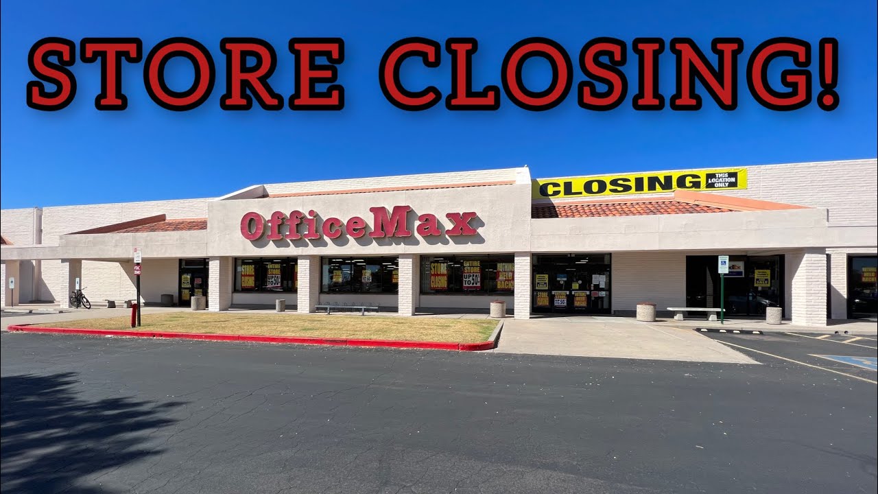 STORE CLOSING: OfficeMax in Scottsdale, AZ | Total Retail and More