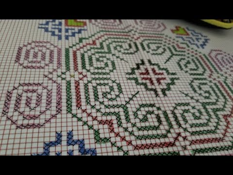 hmong cross stitch elephant foot pattern