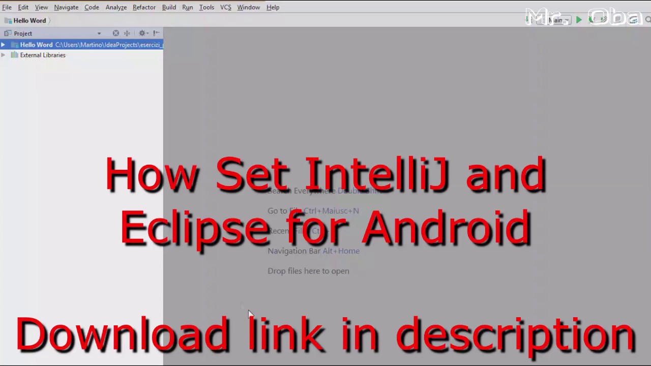 How to set INTELLIJ and ECLIPSE for ANDROID Project -- FIX ERROR SDK