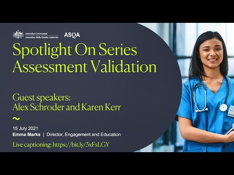 Webinar— Spotlight On Assessment Validation