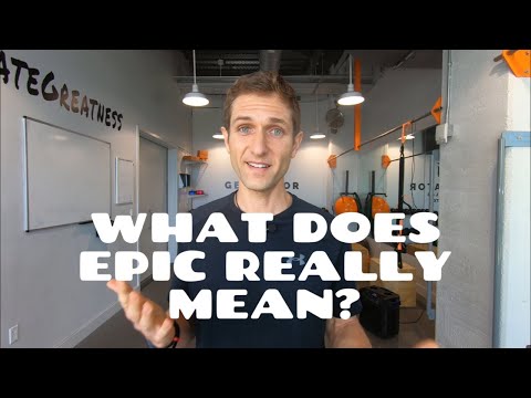 What Does EPIC Really Mean? | Why is EPIC in My Channel's Title!