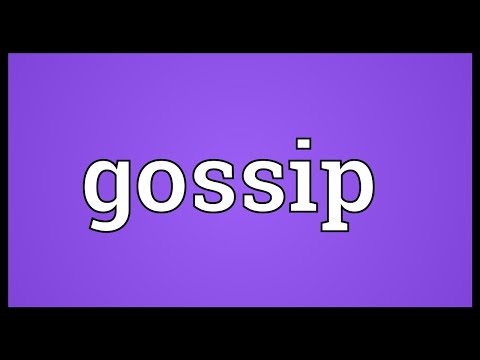 Gossip Meaning