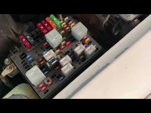 1999-2004 Chevrolet S10 Horn Fuse & Relay Location