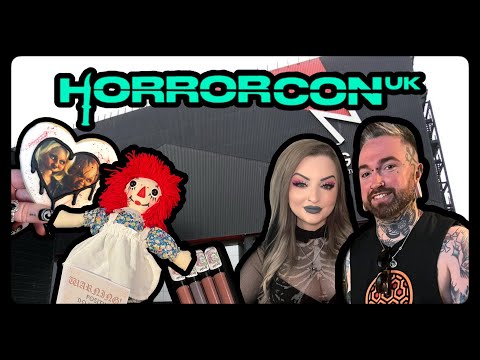 HorrorConUK Look Around Vlog & Haul - Horror Convention 2025!