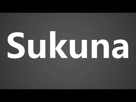 How To Pronounce Sukuna