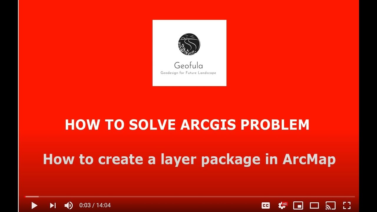 How to create layer package in ArcMap