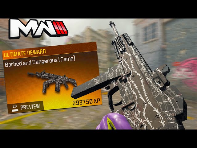 How to unlock Barbed and Dangerous Camo in MW3 and Warzone