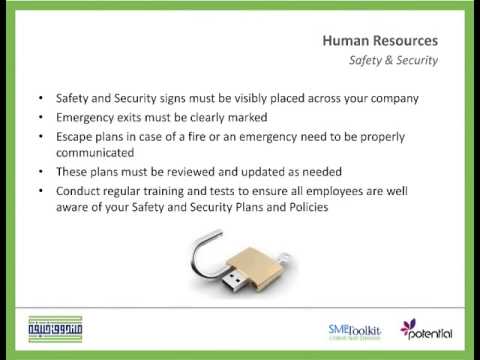 Safety and Security policies
