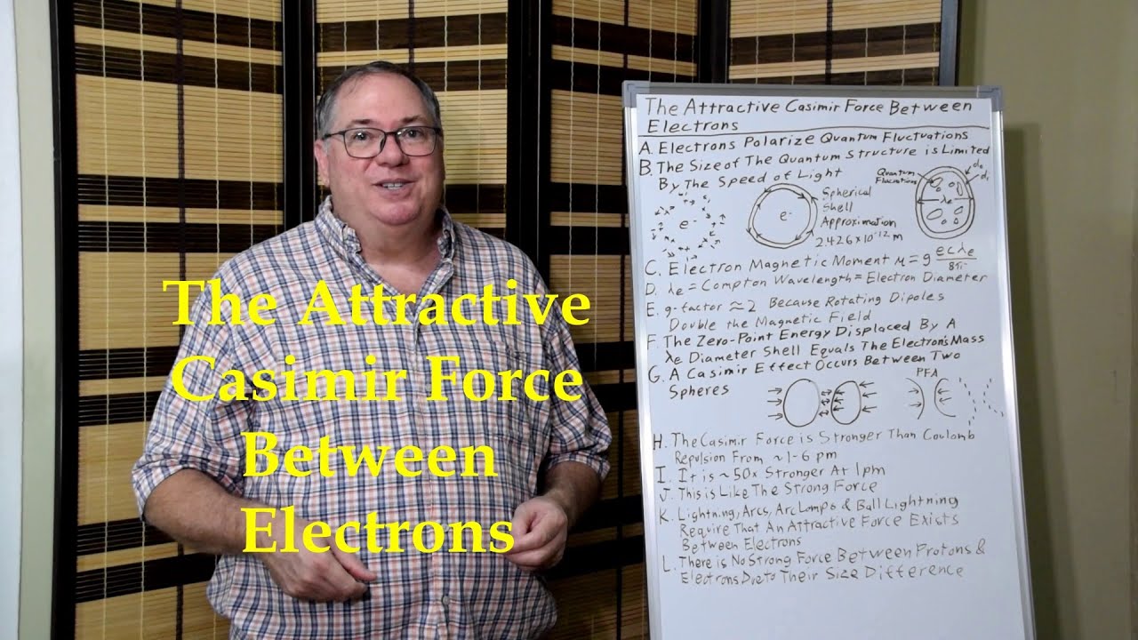 The Attractive Casimir Force Between Electrons
