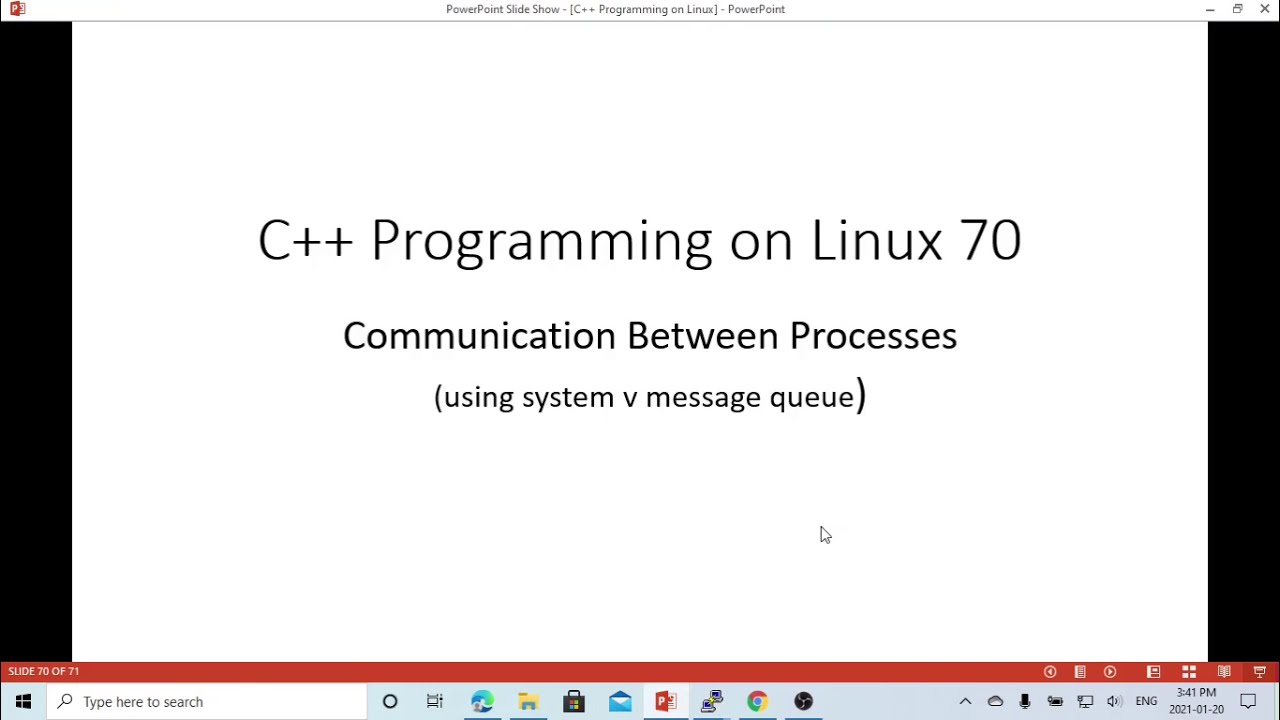 C++ Programming on Linux - Communication using System V Message Queue