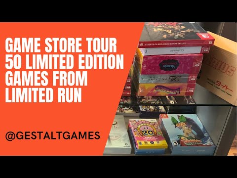 50 Limited Edition Games from Limited Run! Store Tour