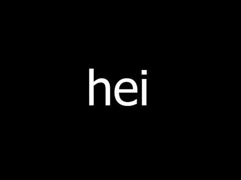 How to Pronounce hei - meaning "at, in, on, with" in te reo Māori