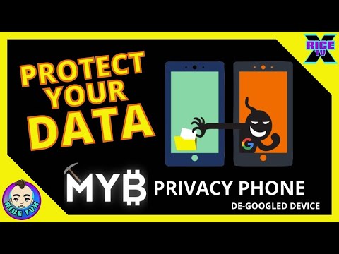 MY₿ Privacy De-Googled Phone w MineYour.Biz