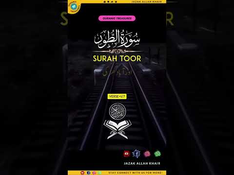 A Powerful Message From Allah ๐ | Surah Toor 1-7 With Urdu Translation ๐