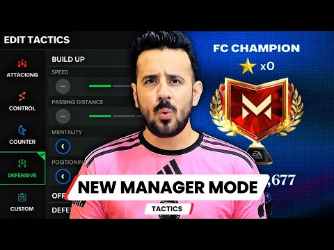 New Manager Mode Tactics To Reach FC CHAMPION Quickly ๐ฅ