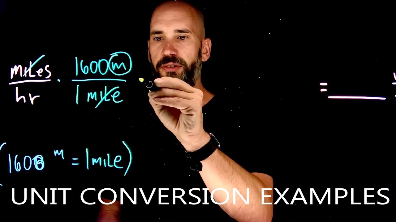 Physics Foundations - Unit Conversion Examples