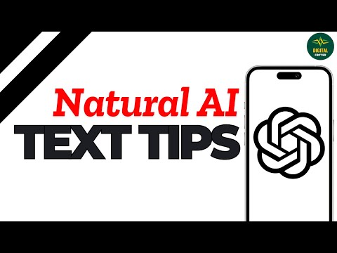 How to humanize ChatGPT text ?