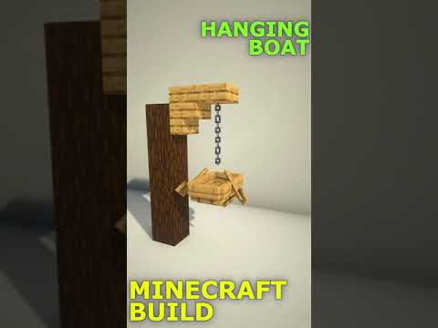 Hanging Boat | Minecraft Detail Tutorial