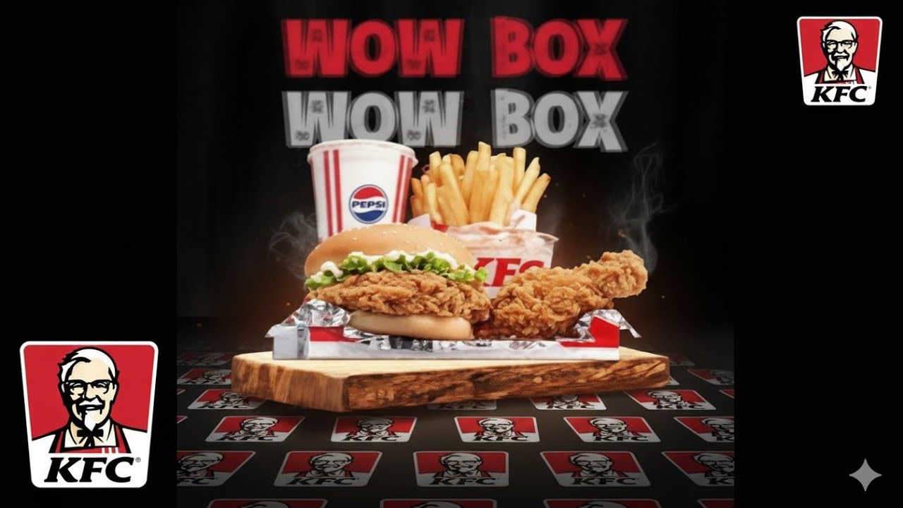 KFC WOW BOX l KFC Family Deals 2025 l KFC Menu with price l #kfc 