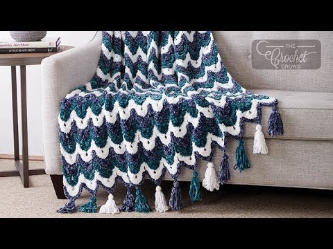 Crochet Ogee Stitch Afghan