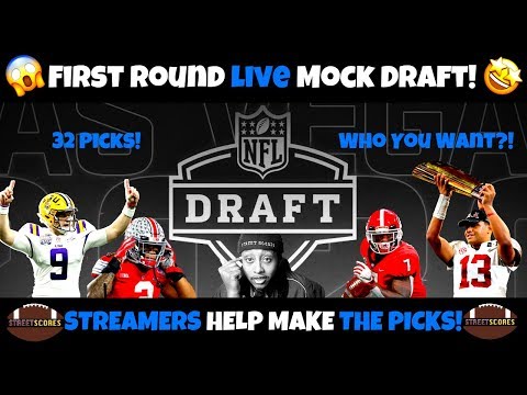 LIVE NFL Mock Draft! All 32 Picks of the First Round! Come Vote & Voice Your Opinions!