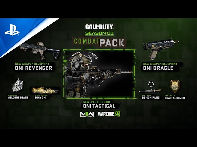 Modern Warfare 2 and Warzone 2 Season 1 PlayStation Combat Pack: What's ...