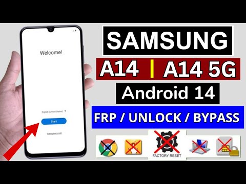 Samsung A14 / A14 5G Frp Bypass Android 14 Without PC | Samsung SM-A146B/| Google Account Bypass