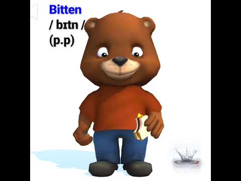 Bite / bit / bitten action verbs