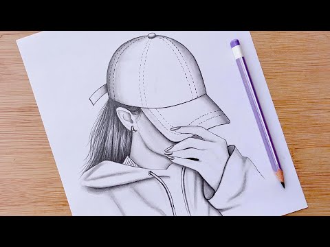 How to draw Hidden face - step by step || Pencil Sketch for beginners || Gizli yüz çizimi