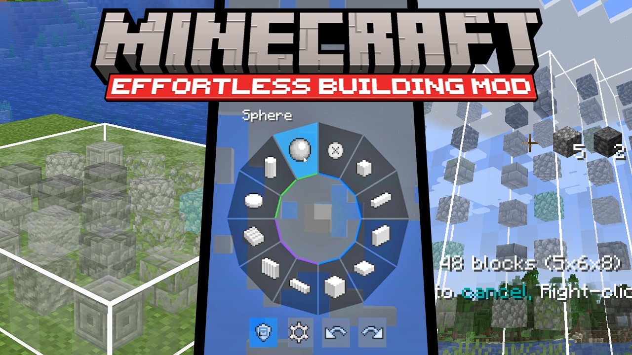 Effortless Building Mod - The BEST Minecraft Building Tool?!